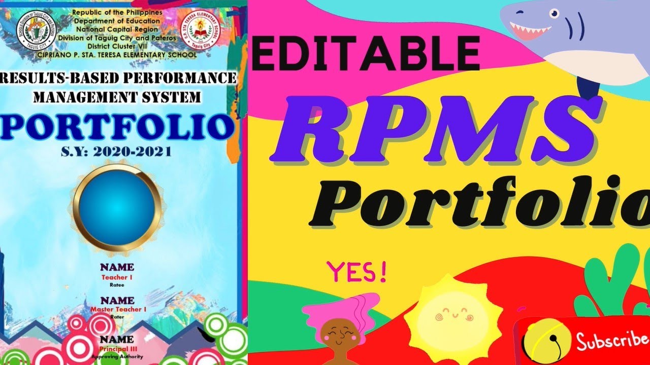 RPMS PORTFOLIO Complete Editable A4 File In The Description Below - YouTube