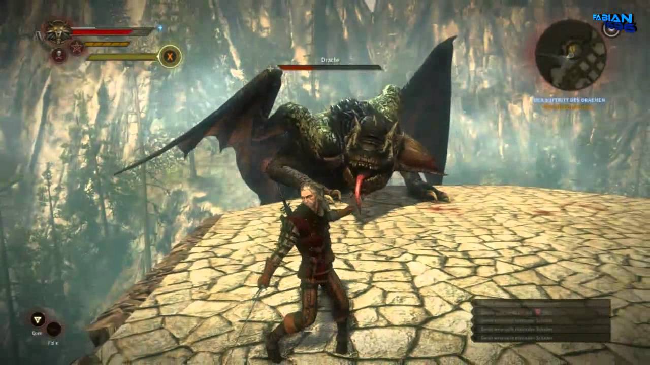 The Witcher 2 Dragon Boss Fight Act 3 Hd Youtube