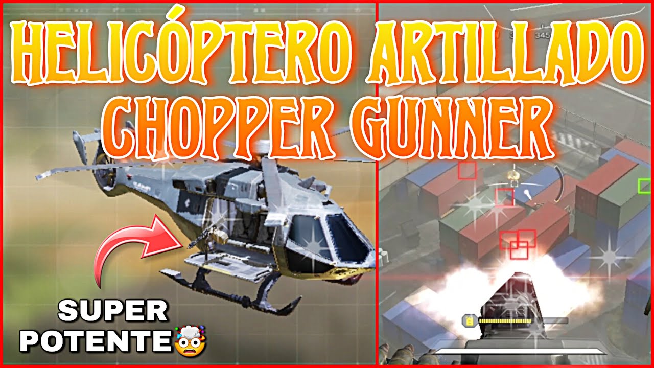Así es el helicóptero artillado (CHOPPER GUNNER) /CALL OF DUTY (COD ...
