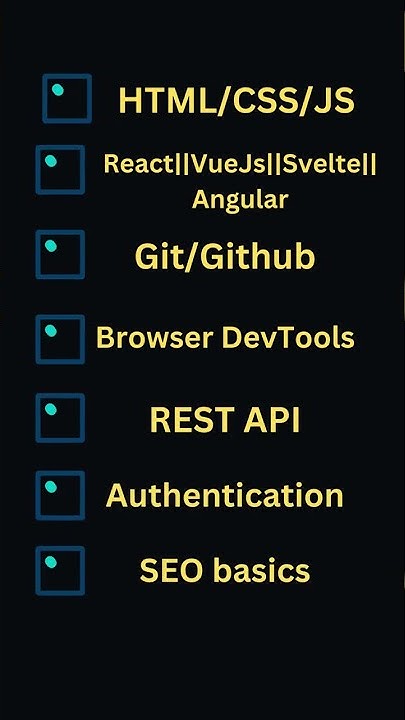 14 Things every Web Developer should know - YouTube