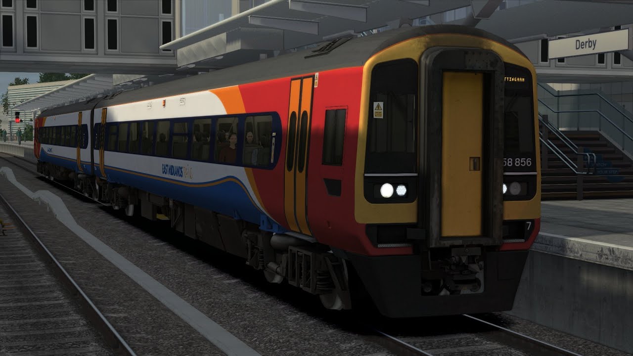 Train Simulator 2022 | Class 158 East Midlands Trains | Midland ...
