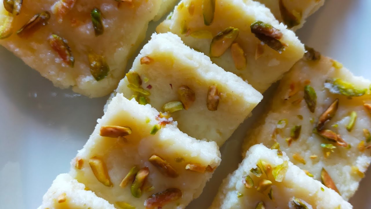 Homemade Burfi From Ricotta Cheese/Milk Powder Burfi - YouTube