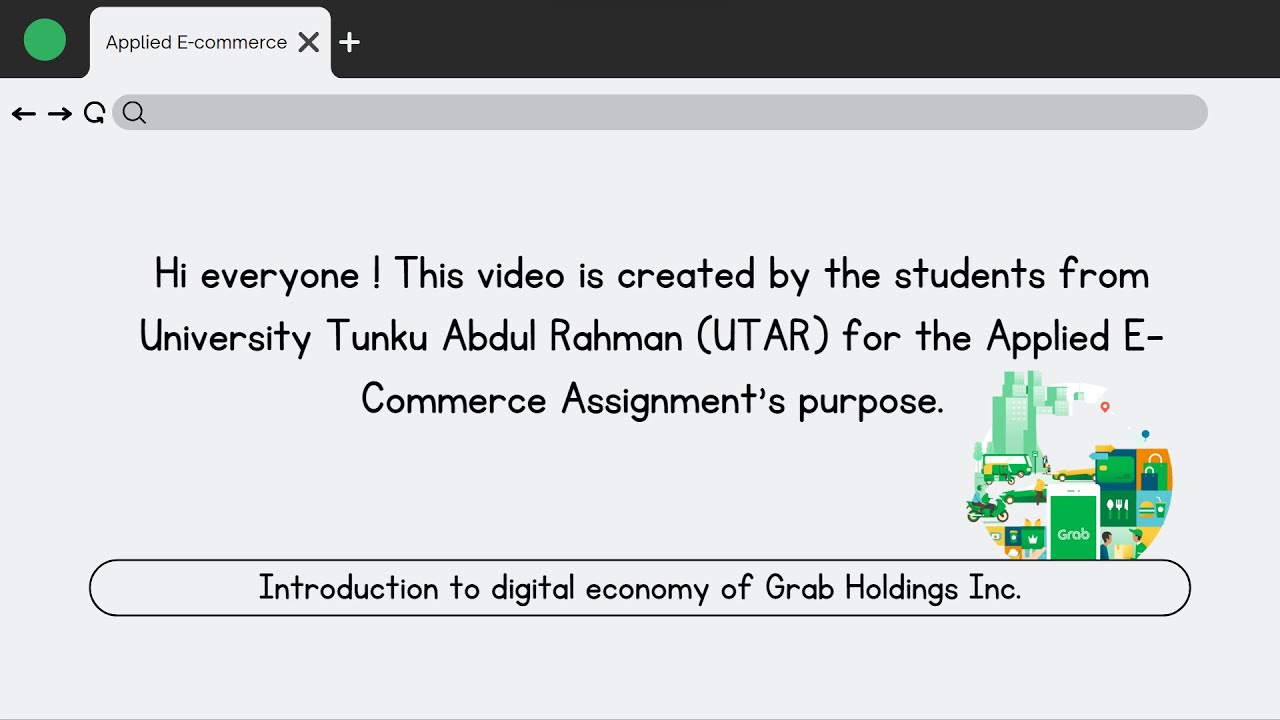Introduction to digital economy of Grab Holdings Inc. (UBAI3113 Applied ...