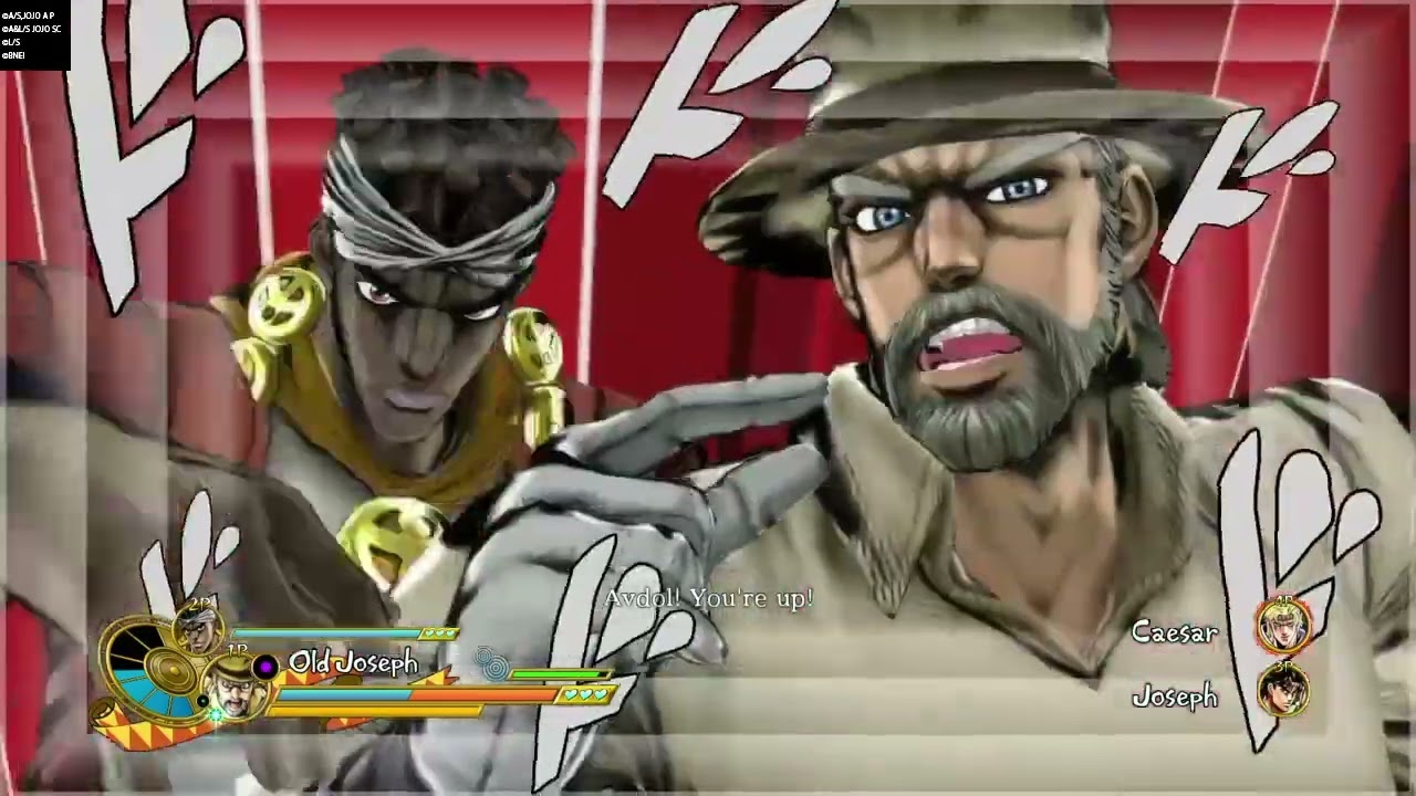 Old Joseph & Avdol vs young Joseph & Caesar - YouTube
