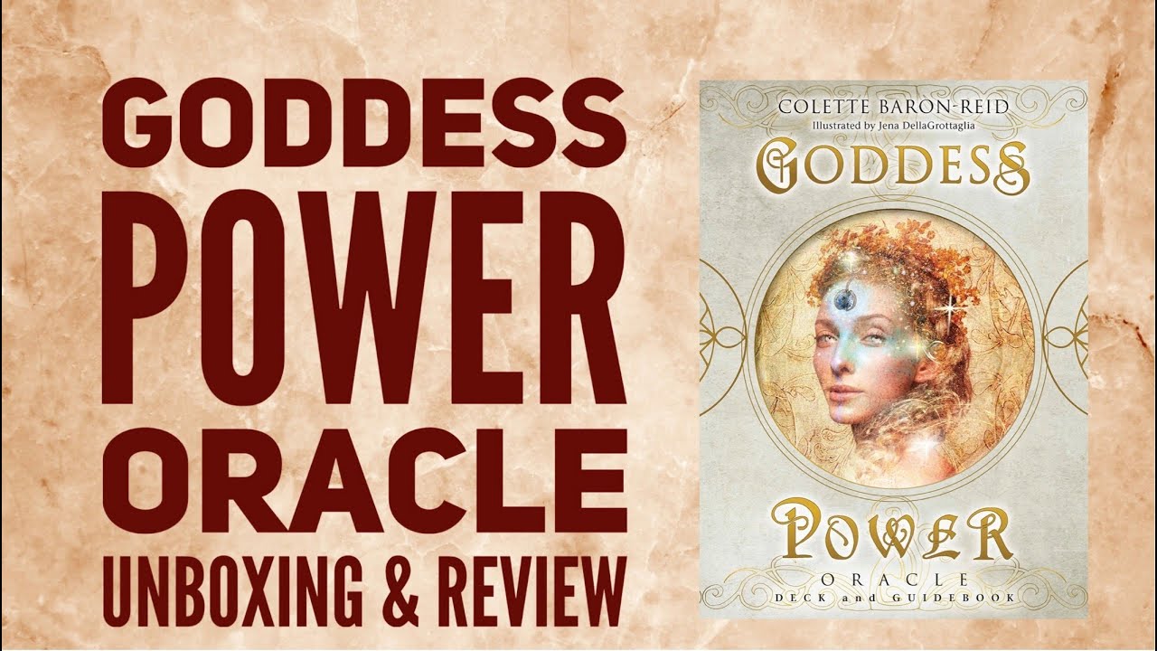 Goddess Power Oracle Cards by Colette Baron Reid, Unboxing and Review ...