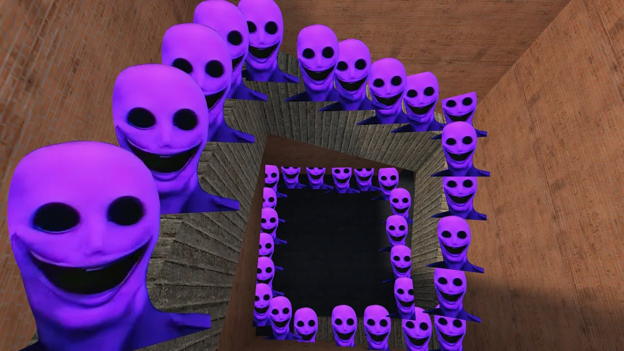 FULL HORROR NEXTBOT PURPLE MAN VS Me, New Nextbots, Obunga Nextbots, 2D ...