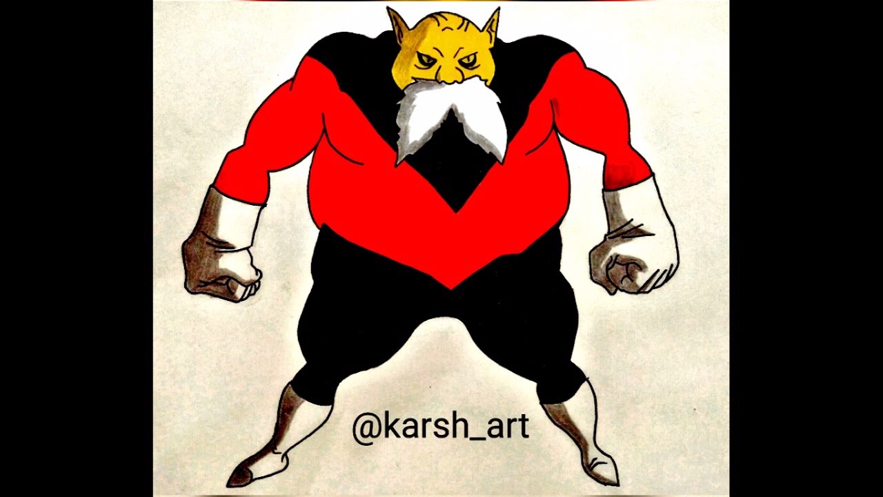 Drawing TOPPO from Universe 11 [Dragonball Super- Universal Arc] - YouTube