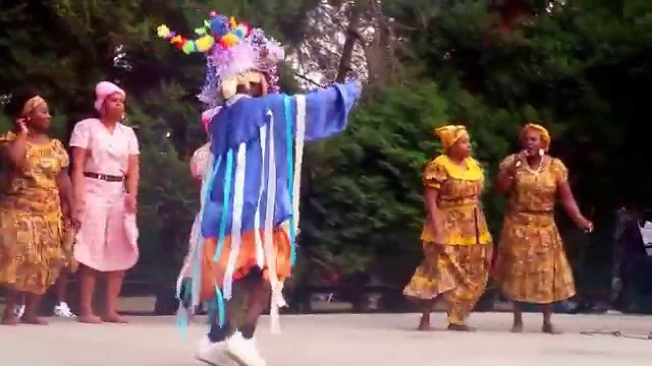 Garifuna dancing Jankunu by Semeti Choco Trini® - YouTube