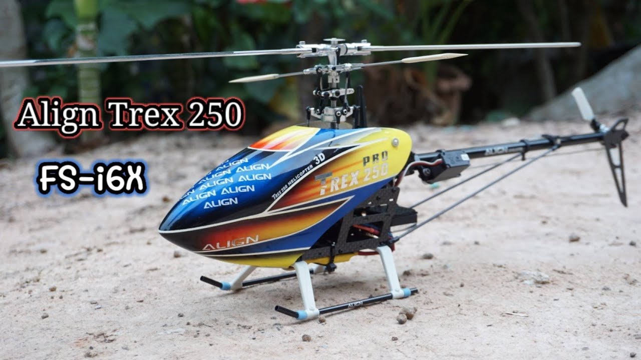 Align Trex 250 Flybar - YouTube