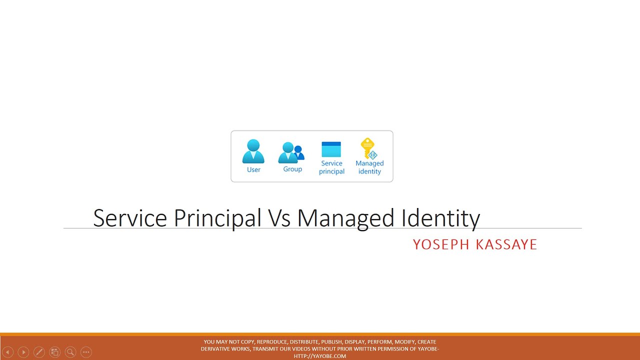 Service Principal Vs Managed Identity in Amharic Language Part 2 - YouTube