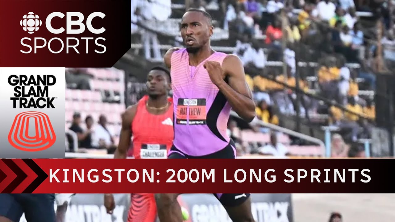 Men's 200-metre long sprints race at Grand Slam Track in Jamaica | # ...