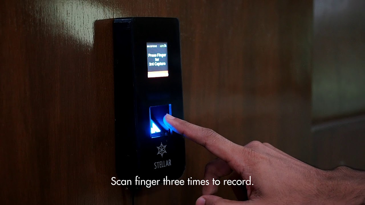 Add/Register a new user in Stellar attendance devices - YouTube