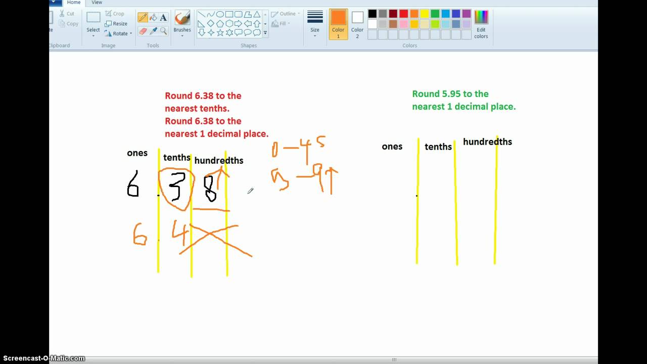 Rounding 1dp - YouTube