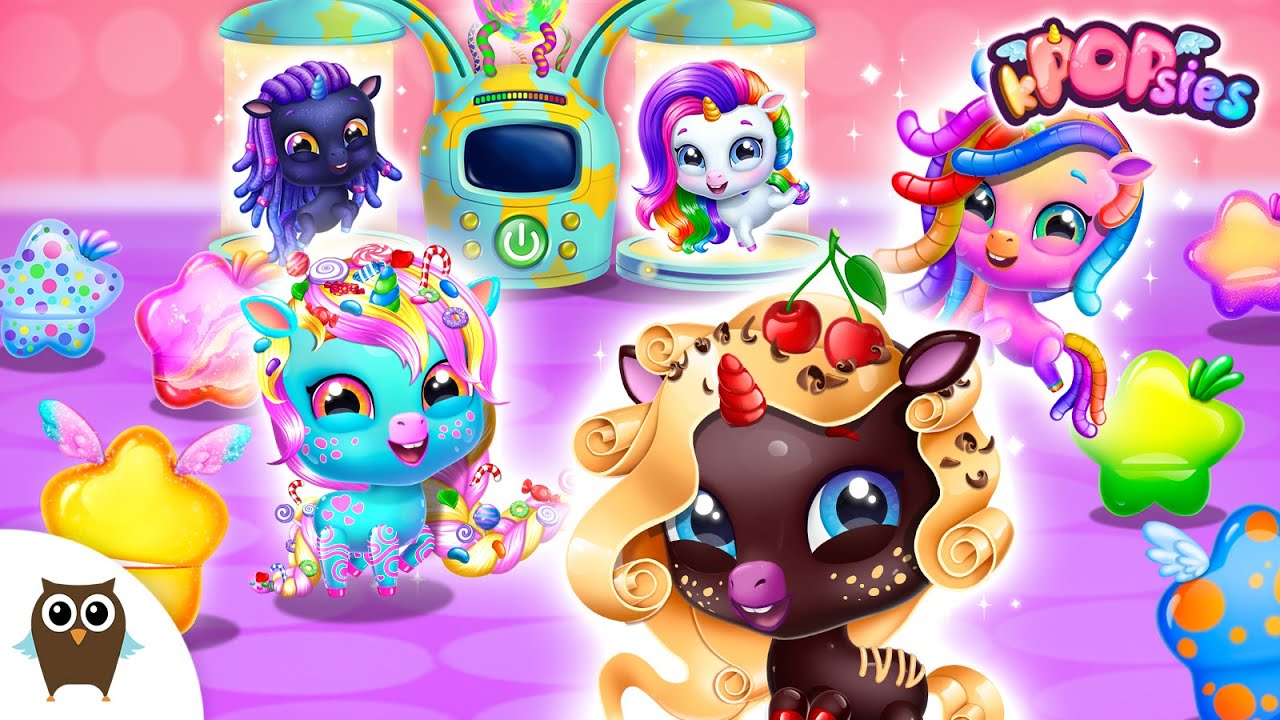 NEW Kpopsies Update Trailer 🌟 Candy Unicorns 🍭🦄 Kpopsies - Hatch Baby ...