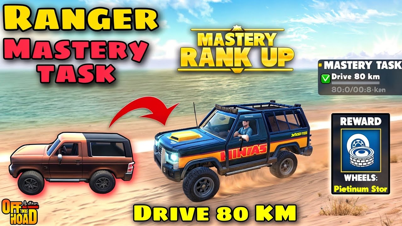Off The Road Ranger Drive 80 Km Mastery Task 😍|| Otr V1.15.3 Ranger ...