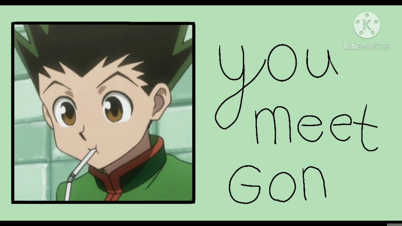 Gon x listener (you meet gon) - YouTube