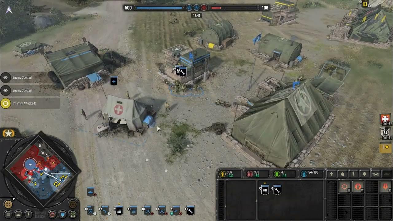Company of Heroes 3 - 3v3 Match - YouTube