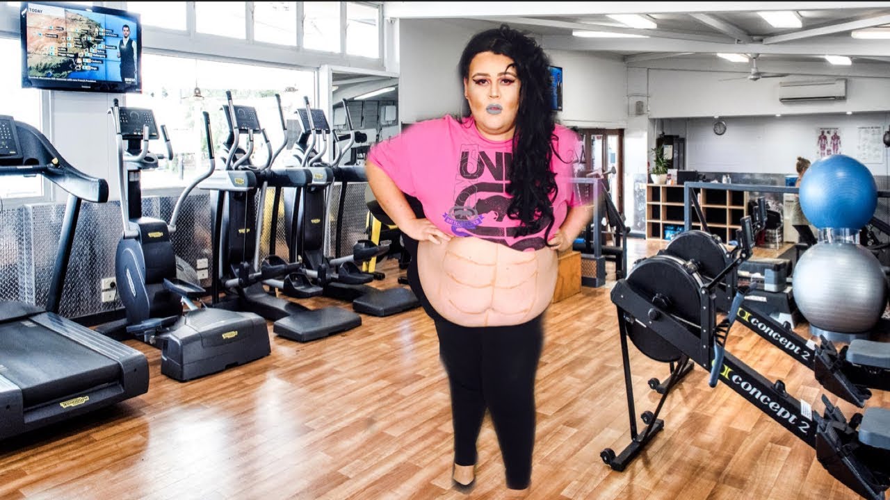 first time BAD BISH goes to the GYM (vlog , shopping ,time with family ...