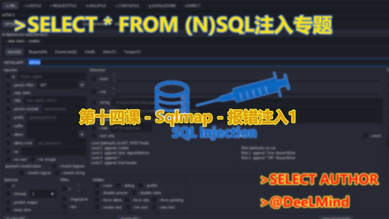 第十四课 - Sqlmap - 报错注入1 - YouTube