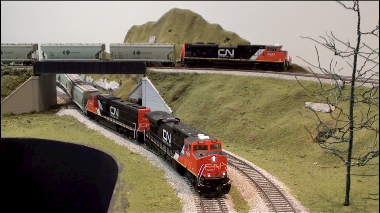 HO Unit Potash Train - YouTube