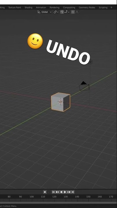 🙂 How to Model in Blender - Undo #shorts - YouTube