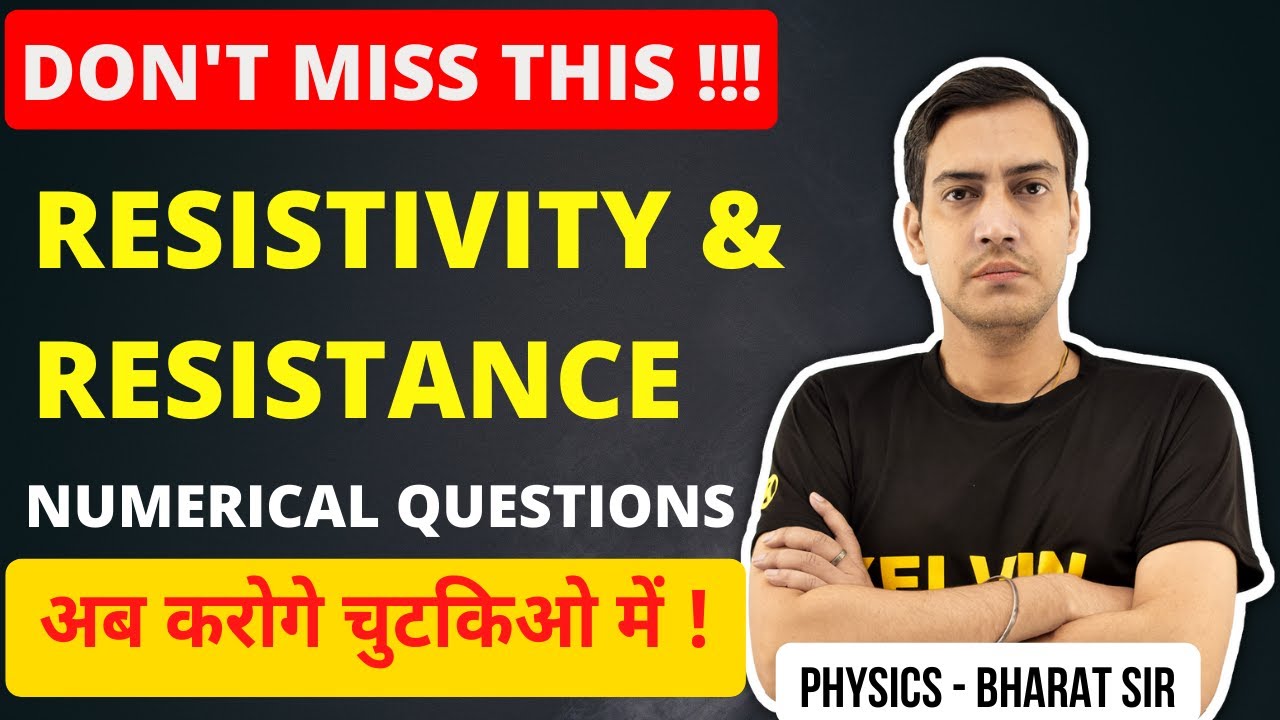 Numerical Questions on Resistivity & Resistance Class 10th Term 2 ...