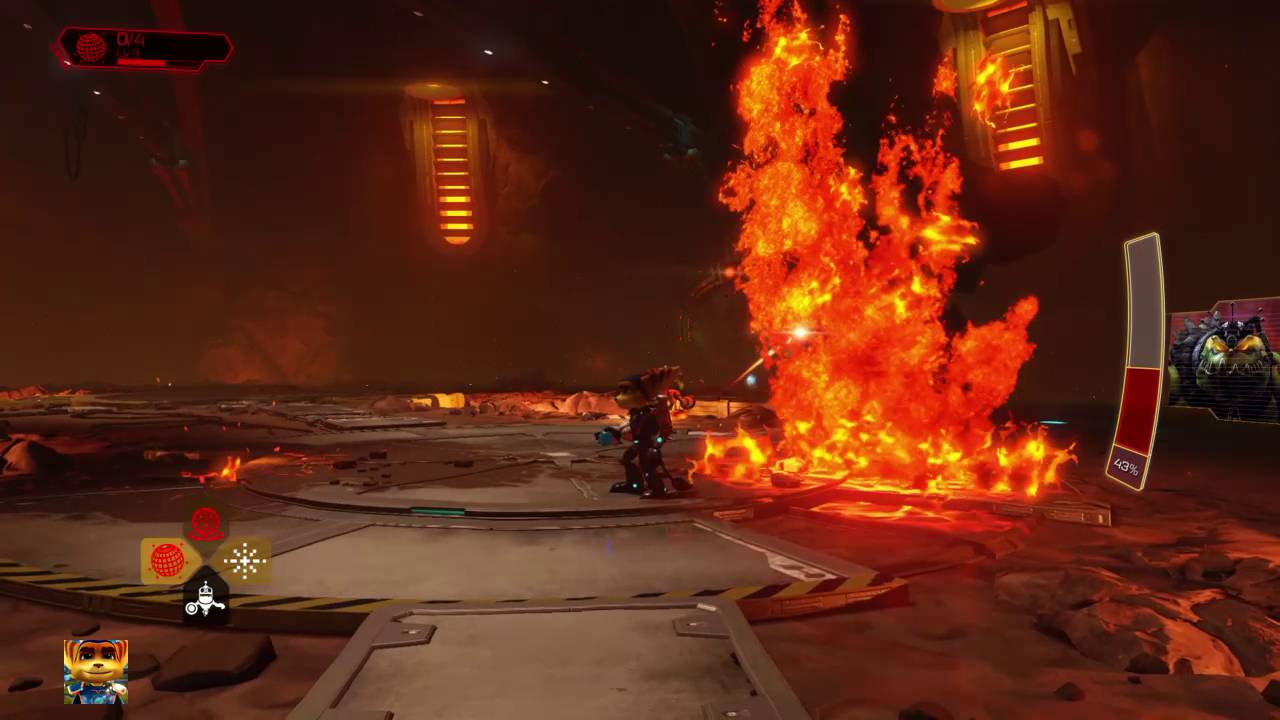 Ratchet & Clank boss battle - YouTube