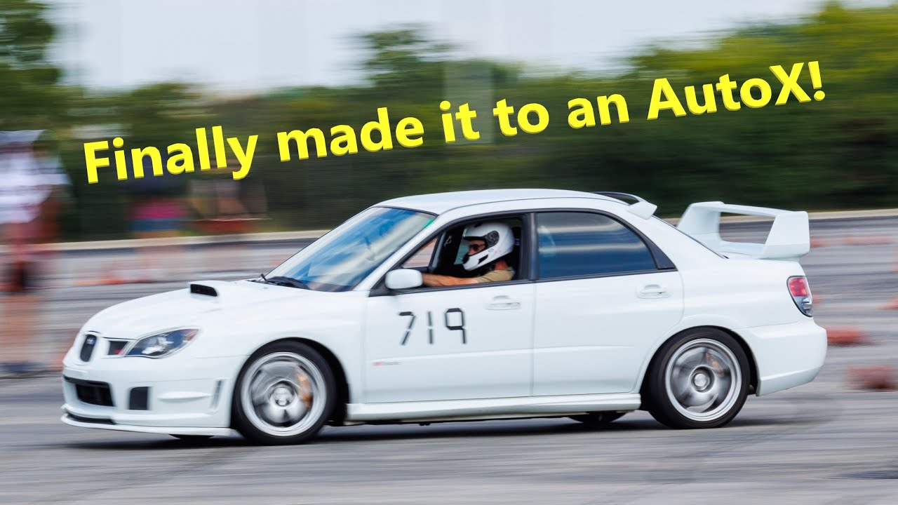 Subaru Impreza STI Autocross 8 20 23 Windy City Miata Club - YouTube