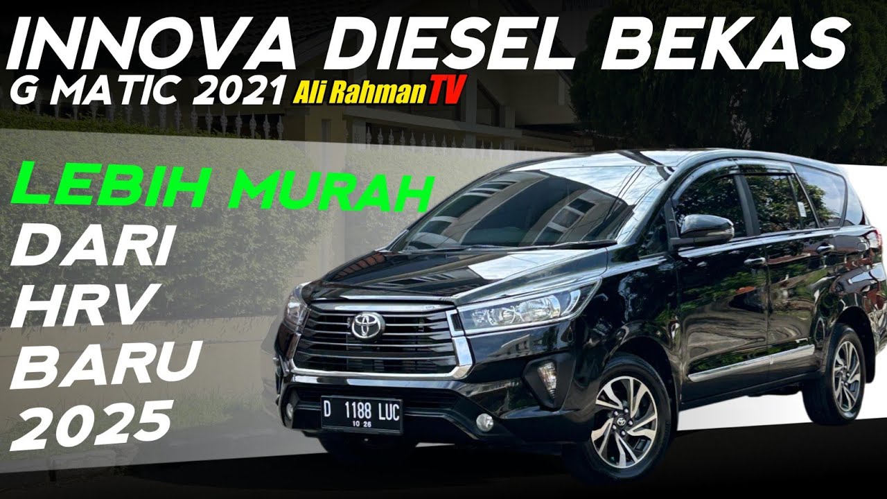 DIJUAL & REVIEW INNOVA REBORN G DIESEL 2021 | LEBIH MURAH DARI HRV RS ...