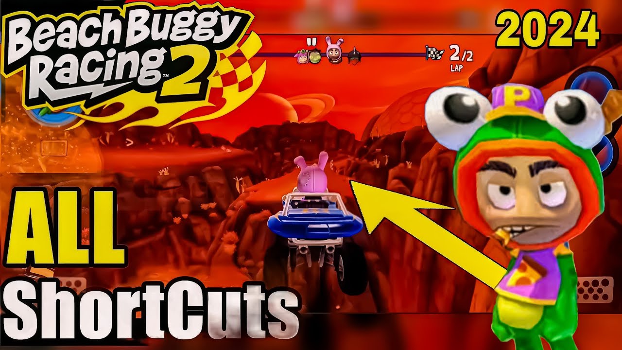 Beach Buggy Racing 2 | ALL Shortcuts 2024 | Red Planet #anmolgamex # ...