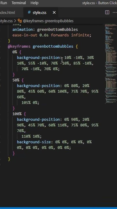 Button Click Animation in HTML CSS & JavaScript |Source Code On Pin Comment| #tranding #shorts ...
