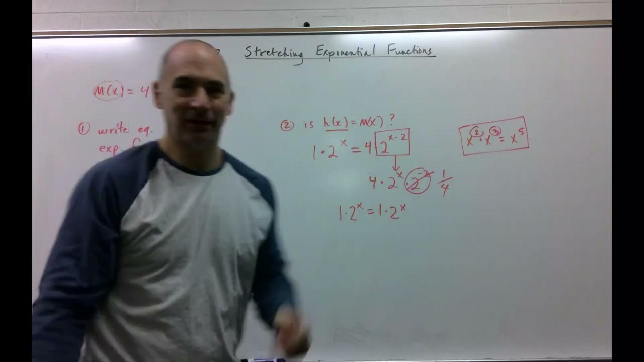 Pre Calc A 5.1.2: Stretching Exponential Functions and Introduction to Logarithms - YouTube