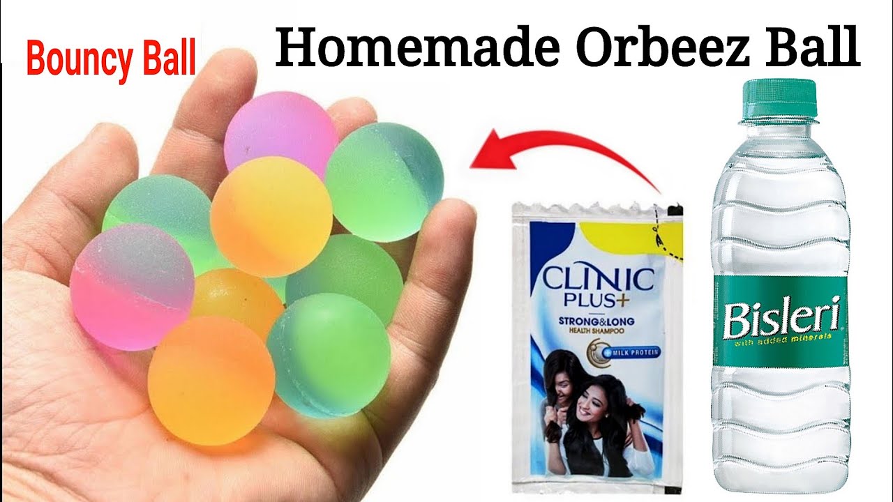 How to make crazy balls at home/bouncy ball/homemade Crazy ball/diy ...