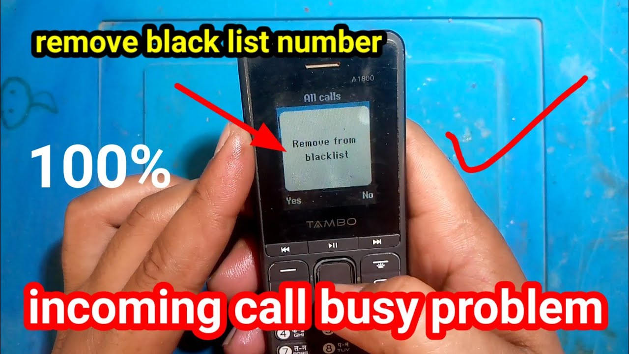 Tambo Mobile black list Problem | Keypad phone busy call Problem ...