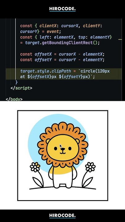 カーソルに合わせて画像を切り抜く Shorts コーディング プログラミング Htmlcss Html Css Javascript Webデザイン Youtube