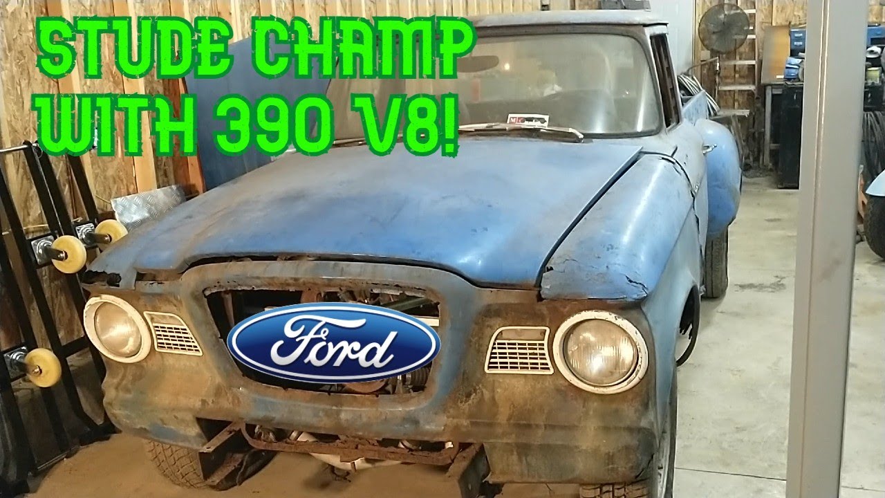 1960 Studebaker Champ with 390 Ford Engine - YouTube
