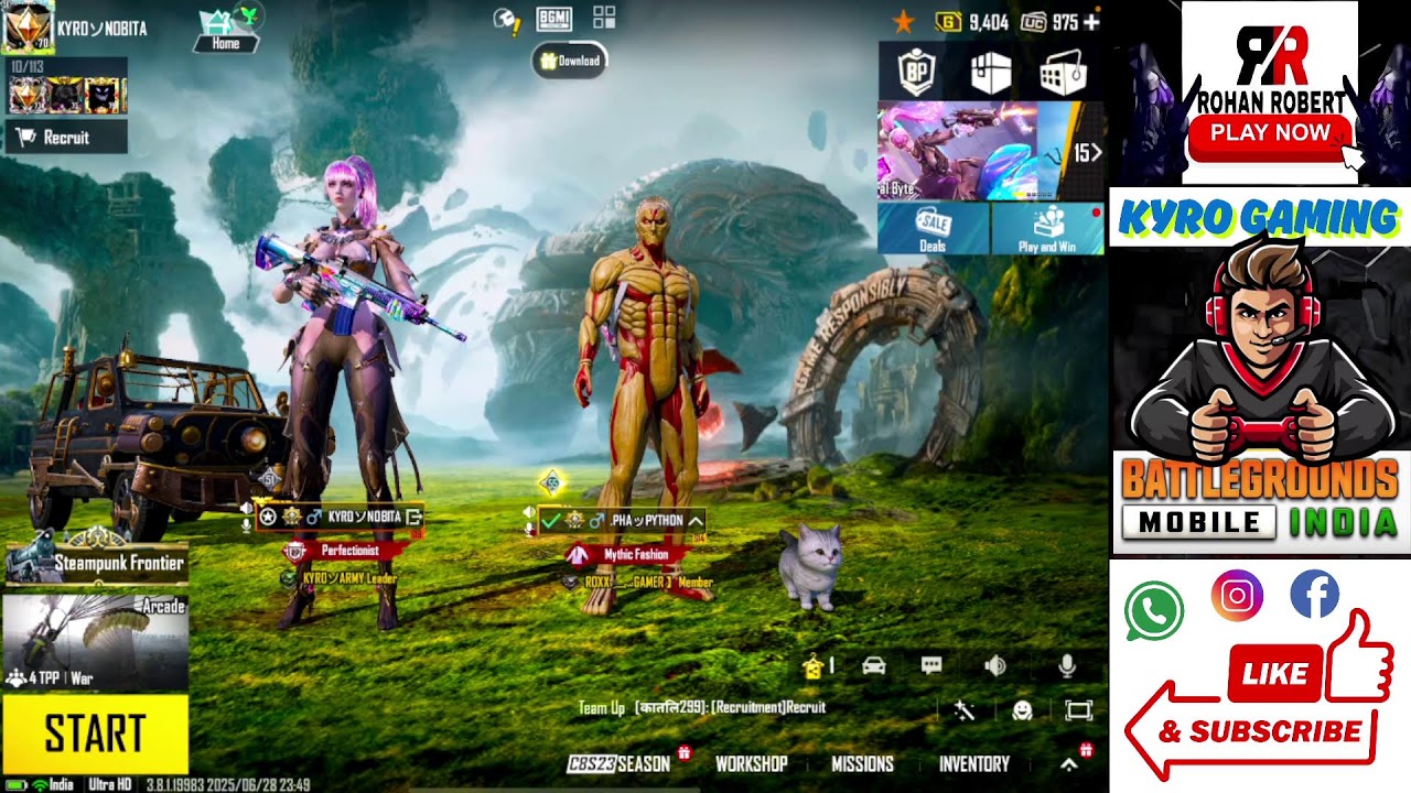 KYRO GAMING is Live ( BGMI MOBILE ) - YouTube