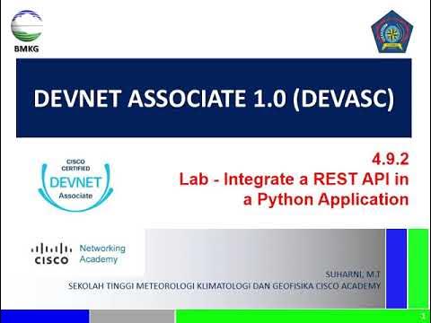 Lab 4.9.2 Integrate a REST API in a Python Application - DevNet ...
