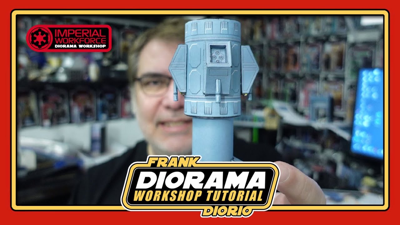 How to Build a Death Star Diorama (DIY Star Wars Power Unit Model ...