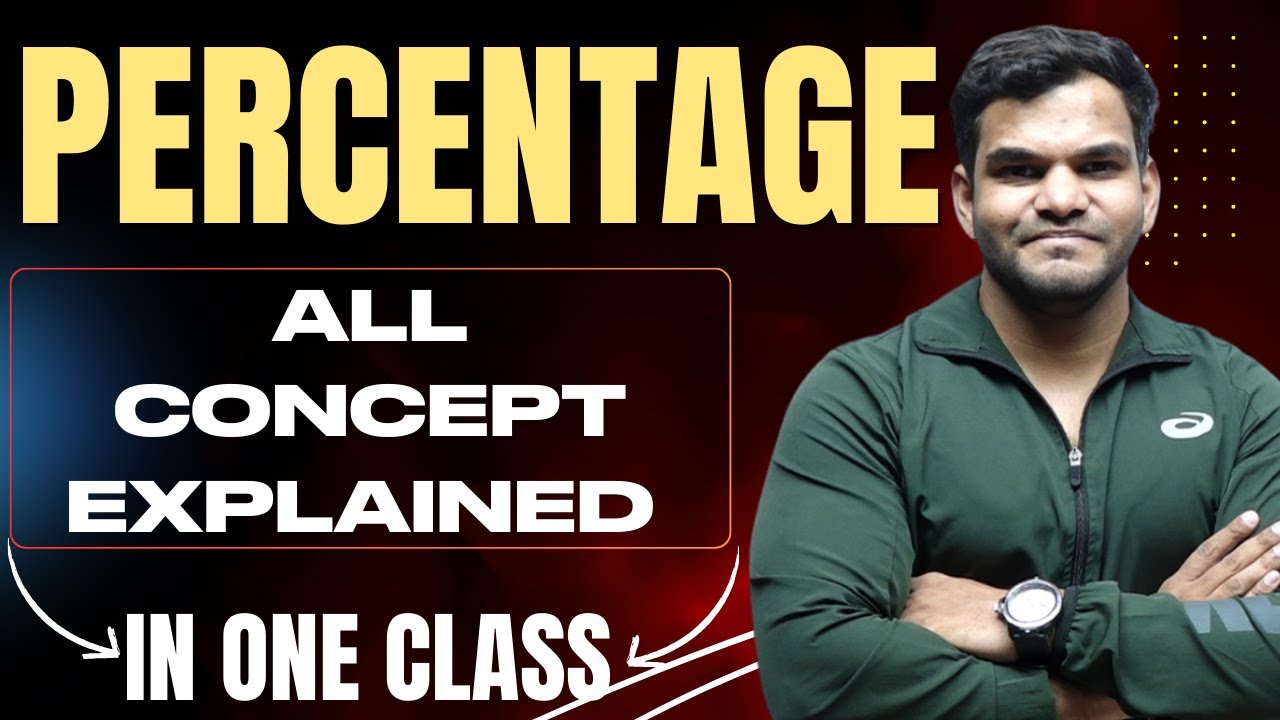 "PERCENTAGE ALL CONCEPT EXPLAINED IN ONE VIDEO | BY ANANT SIR" - YouTube