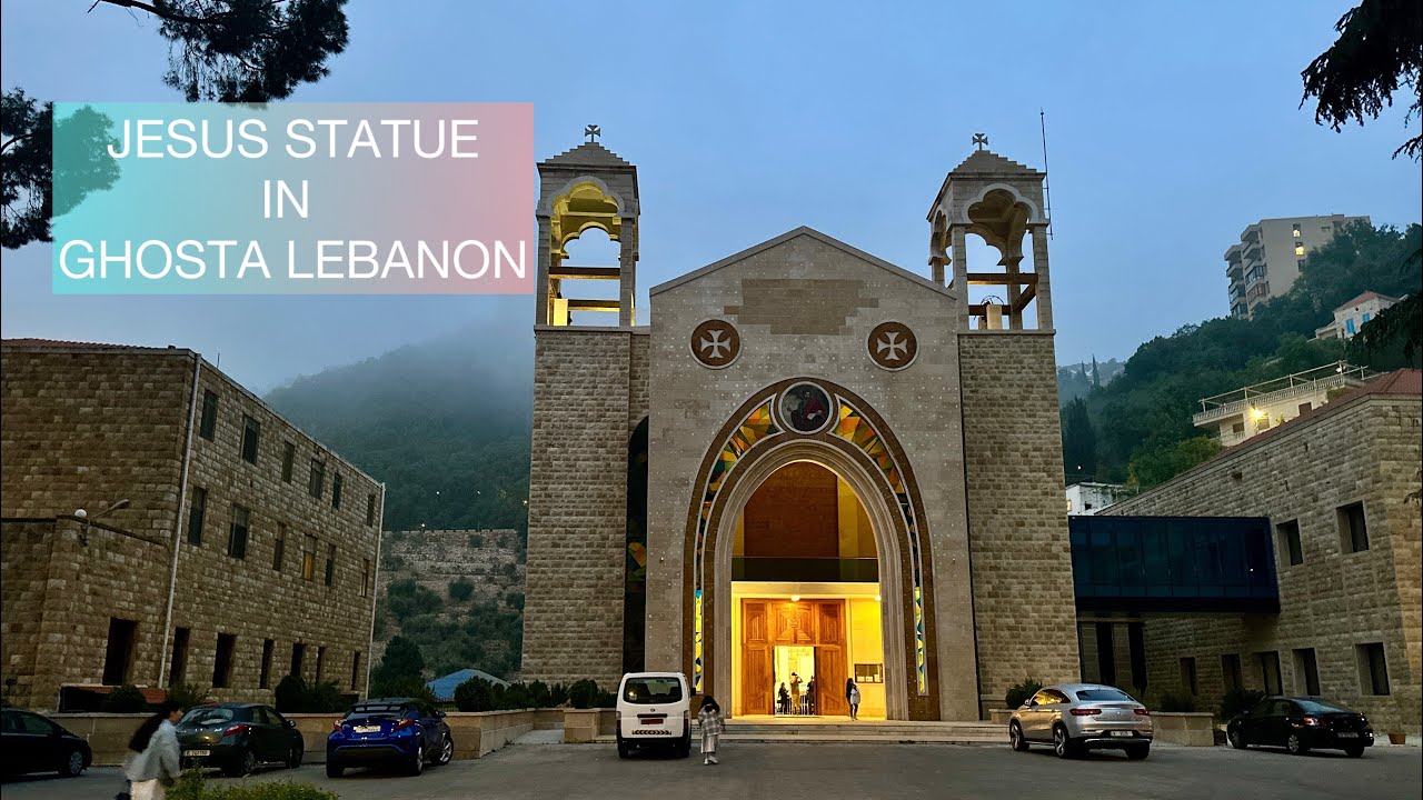 Statue of Jesus in Ghosta Lebanon #lebanon #sunday #trip #ofw - YouTube