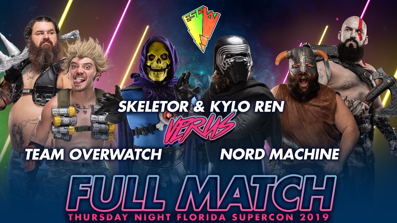 TEAM OVERWATCH VS NORD MACHINE VS SKELETOR & KYLO REN [COSPLAY ...