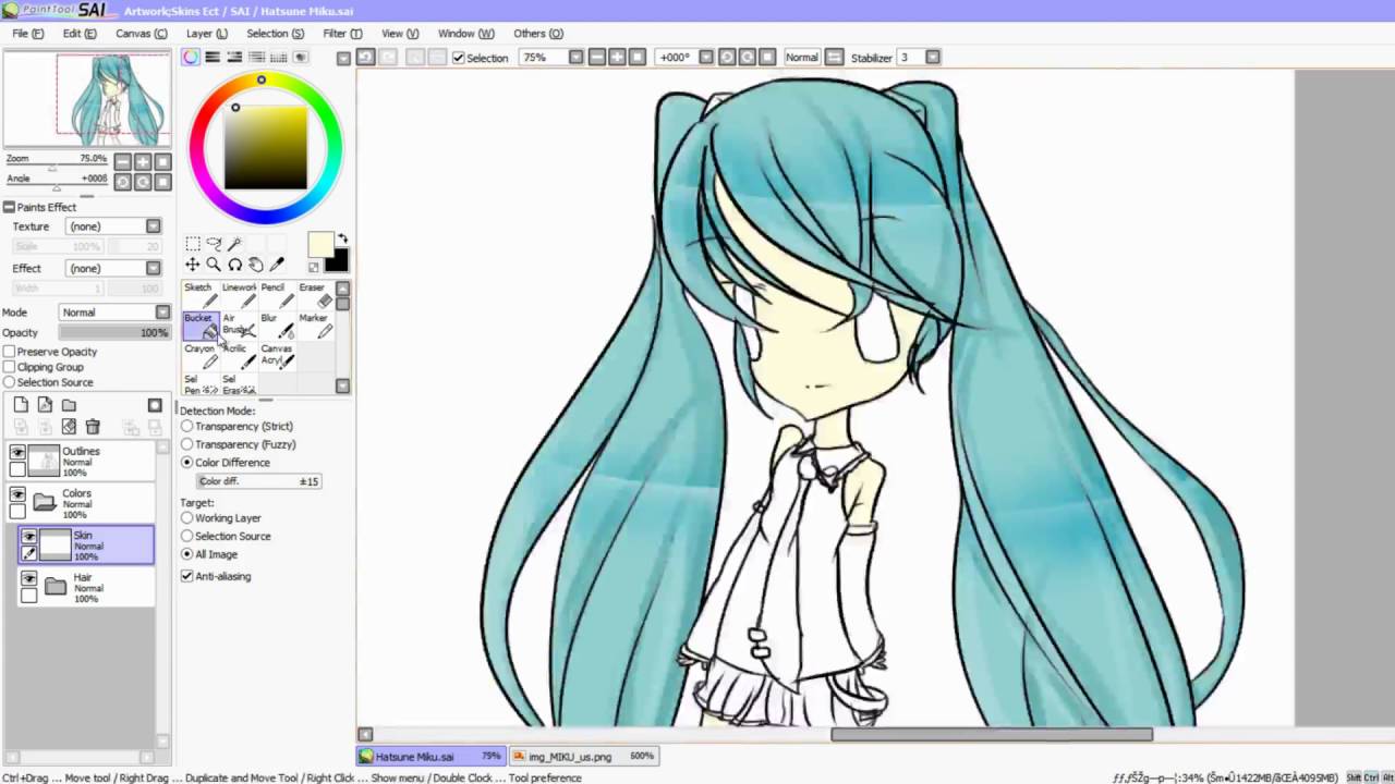 【Speedpaint】Miku Hatsune - YouTube