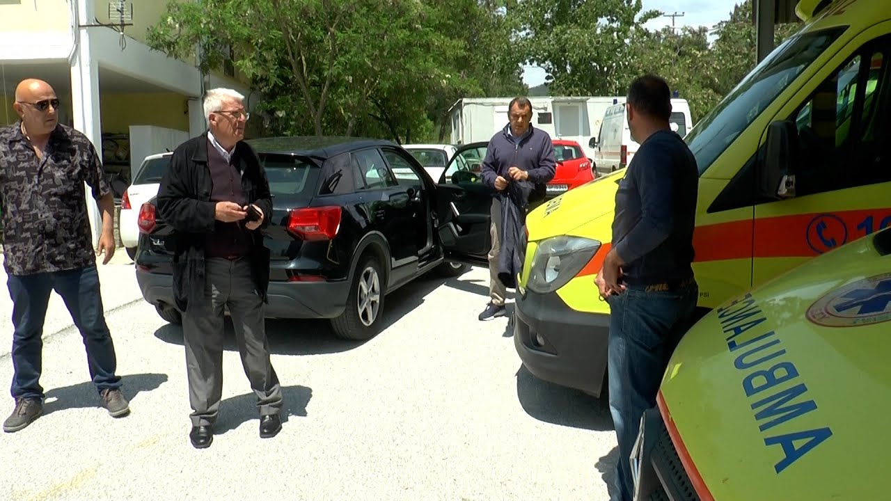 Στο ΕΚΑΒ Καβάλας ο ΥΠΕΘΑ Νίκος Παναγιωτόπουλος - YouTube