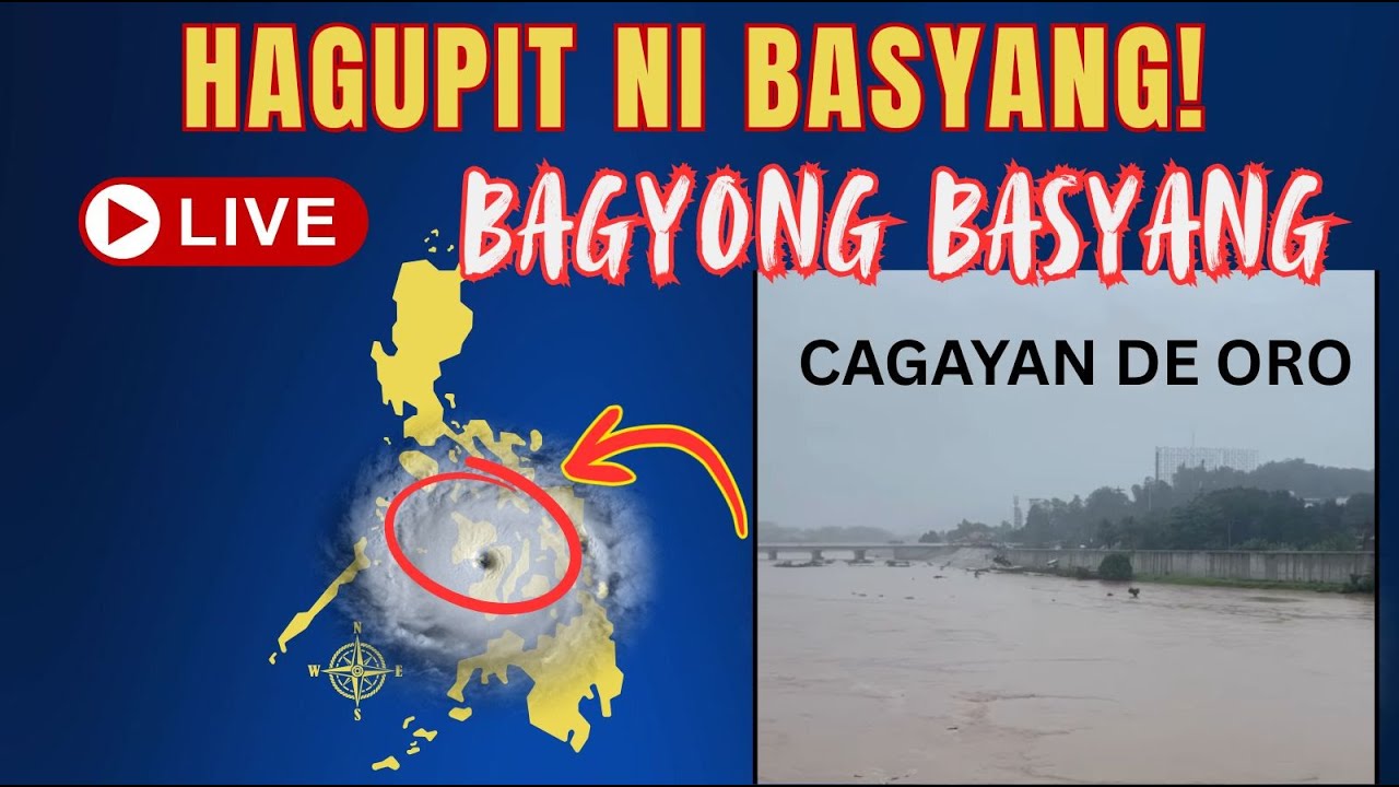 🔴LIVE: Bagyong Basya PH Update | NASAAN NA SI BASYANG #BasyangPH - YouTube