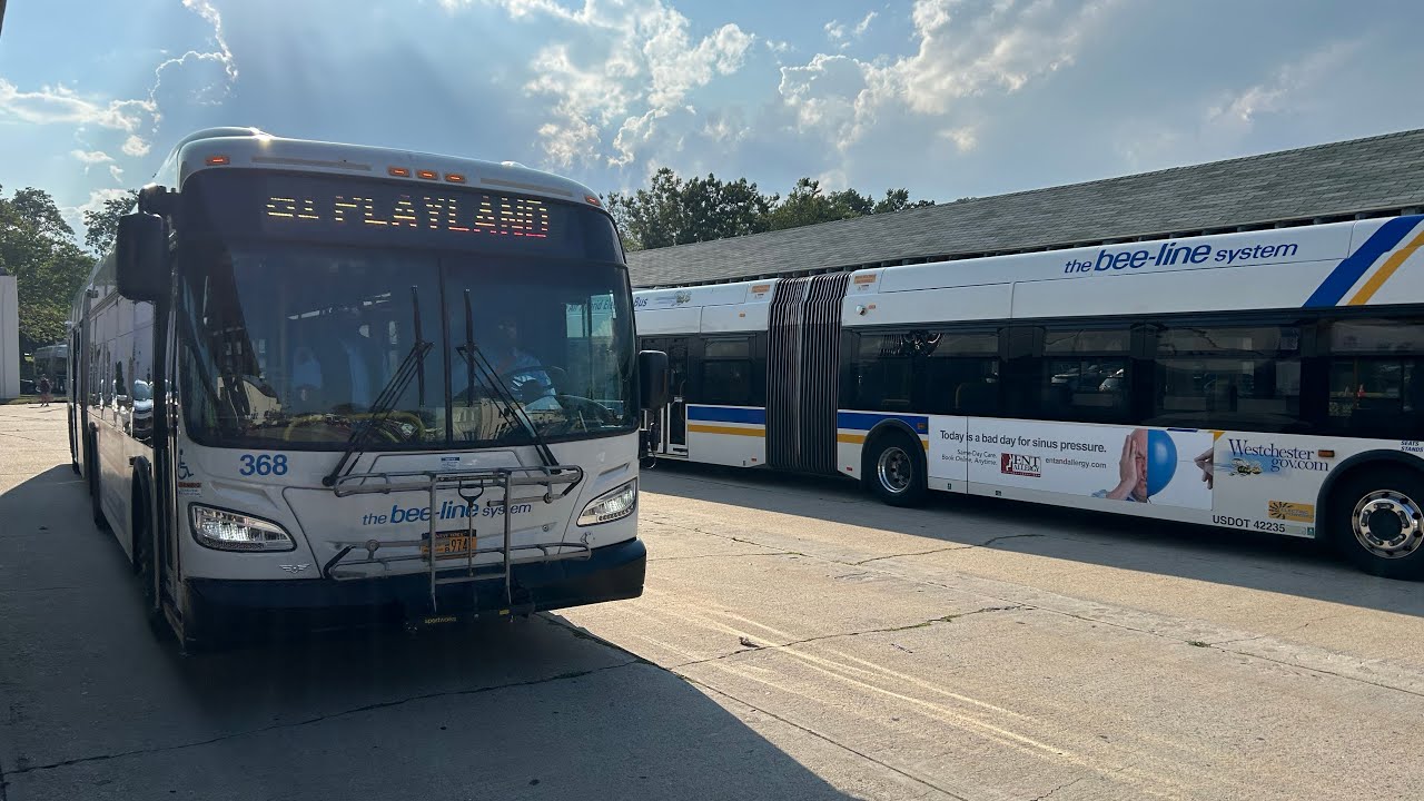 Bee-Line: On Board 2019 New Flyer XDE60 Hybrid Artic #368 On Bus 91 Exp ...