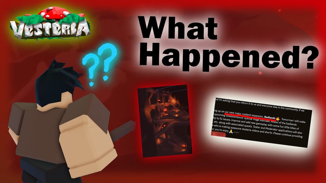What Happened to the Vesteria Badlands Update? (Vesteria Roblox) - YouTube