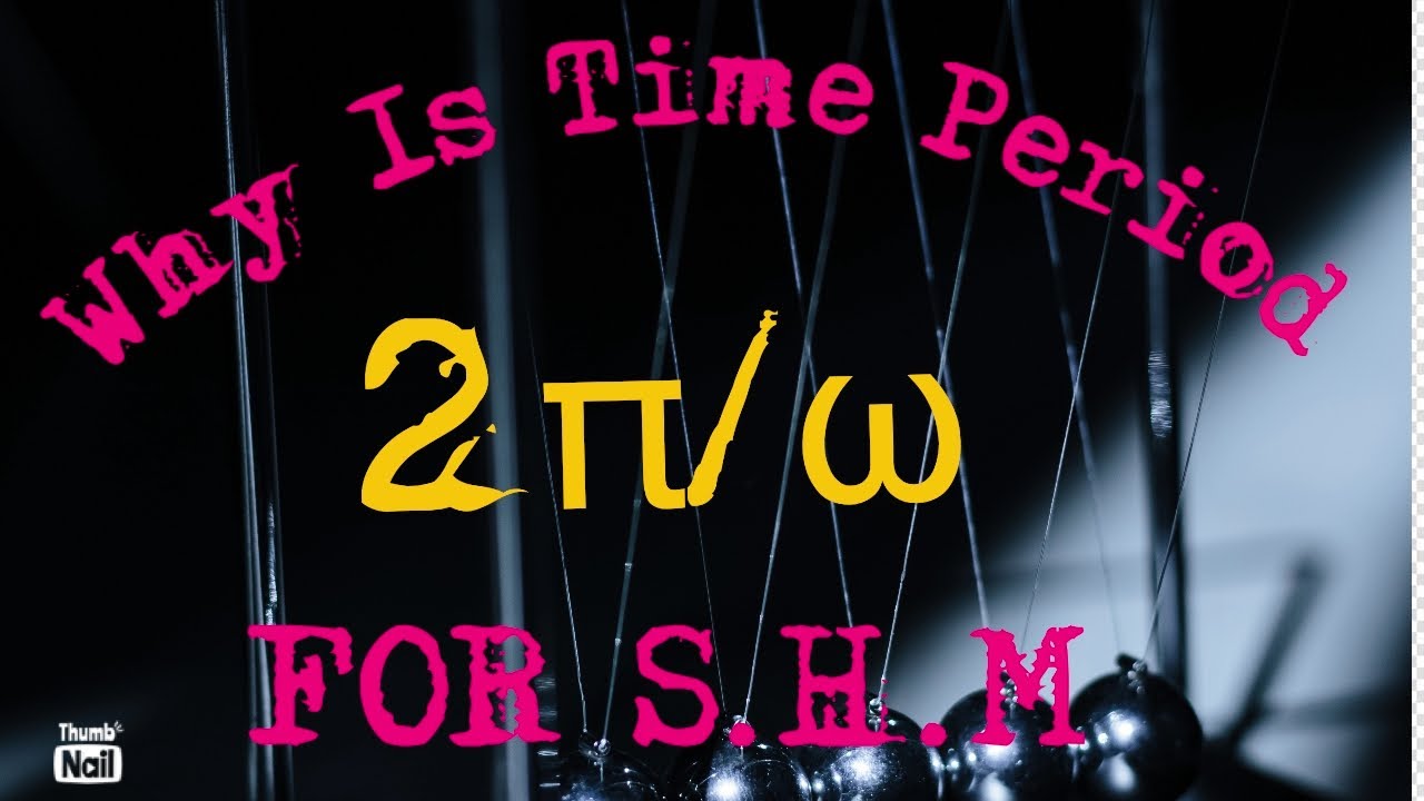 Why is the Time Period equal to 2π/ω for S.H.M - YouTube