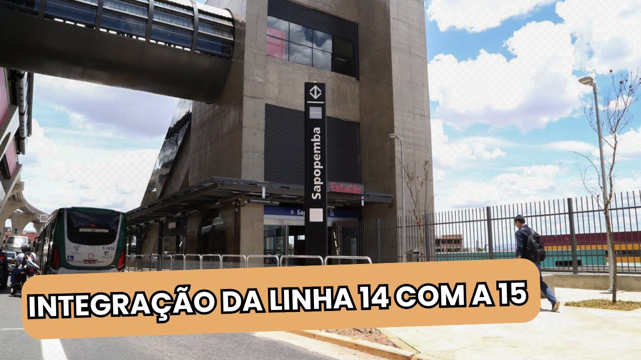 COMO SERÁ A CONEXÃO DAS LINHAS 14 E 15 NA ESTAÇÃO SAPOPEMBA? - YouTube