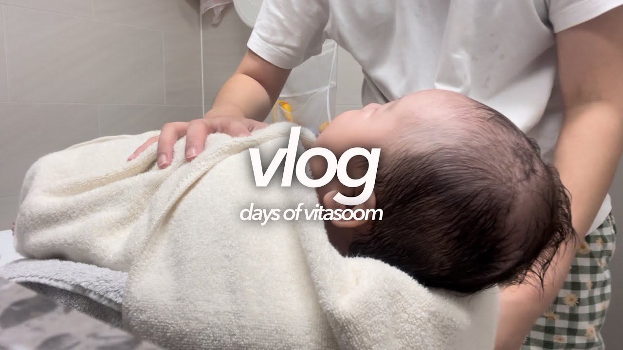 Vlog 일상 브이로그 육아 브이로그 리얼 독박육아 집에 있기 싫은 애미 혼자 아기 목욕 시키기 말랑하니 욕조 포프베베 아기비데 광장시장 먹거리
